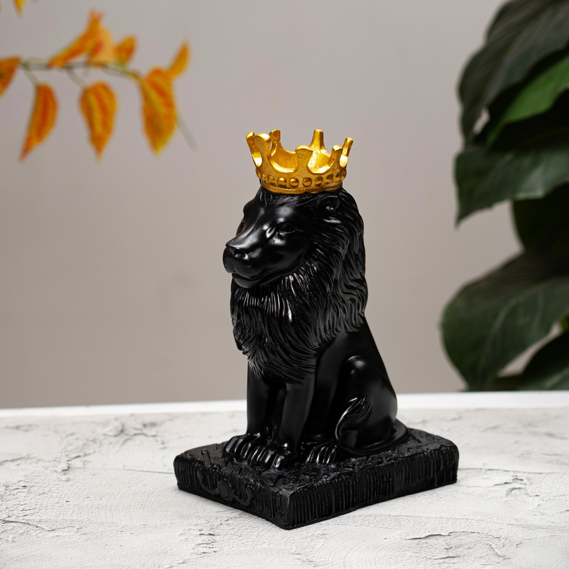 Crown Lion Idol - CraftNagri – Craft Nagri
