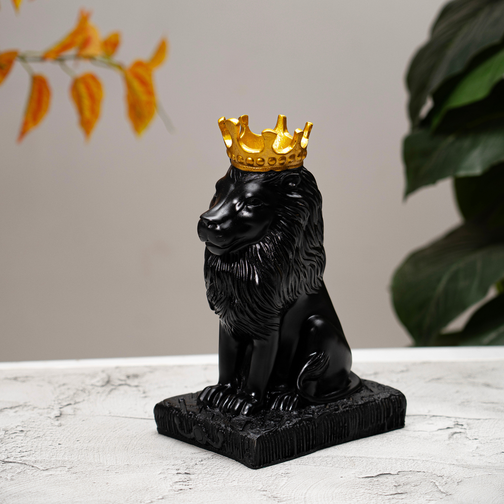 Crown Lion Idol - CraftNagri – Craft Nagri