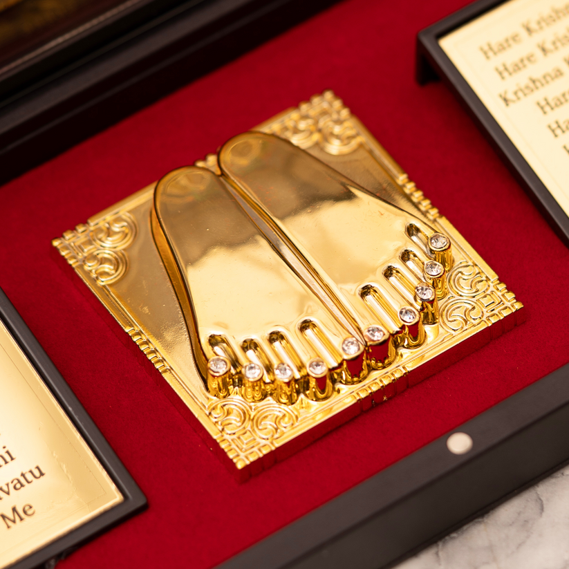 Gold-Plated Jagannath Pocket Temple - Craft Nagri